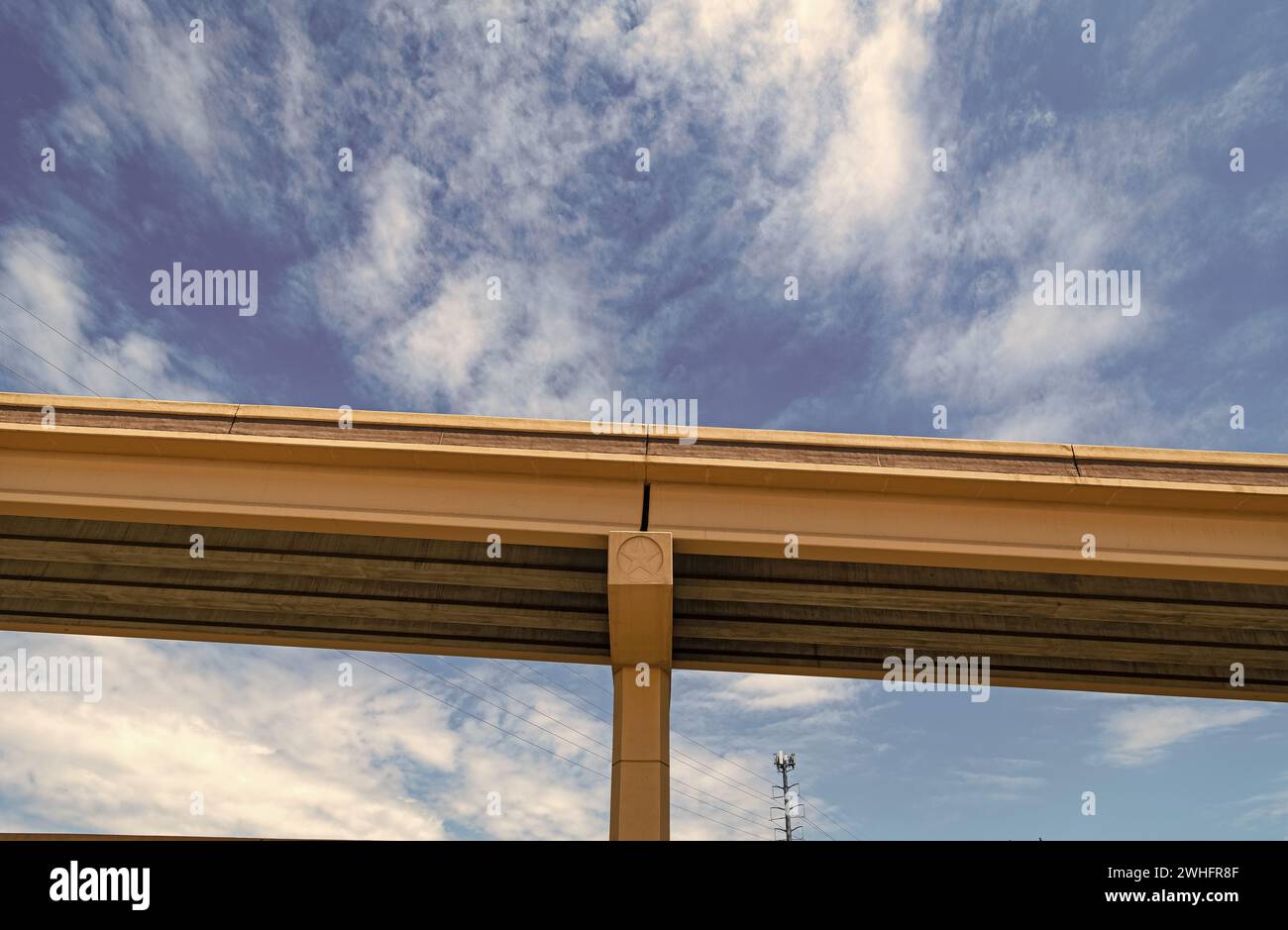 road junction. flyover architecture of transport system. bridge ...