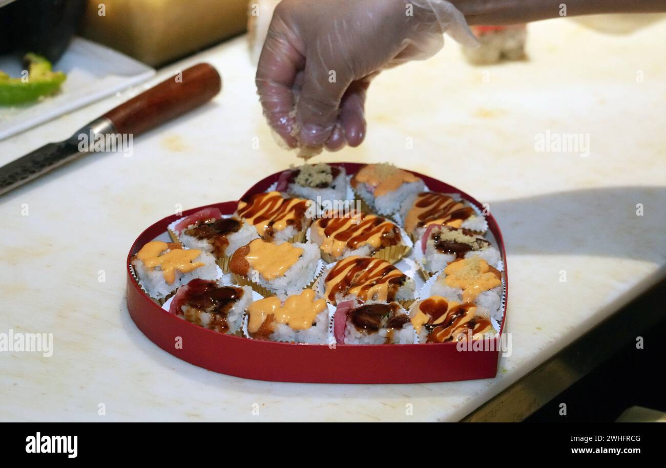 St. Louis, United States. 13th Feb, 2024. Chef Ernesto Alvarado ...