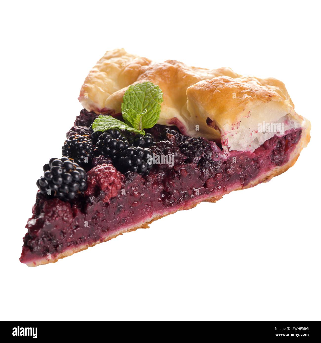 Closeup homemade cherry pie hi-res stock photography and images - Alamy
