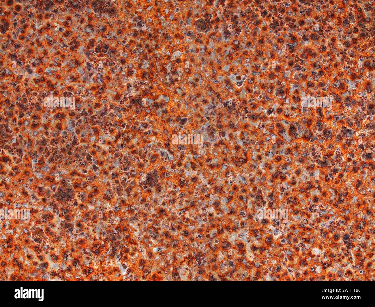 Metal surface with rust stains Stock Photo - Alamy