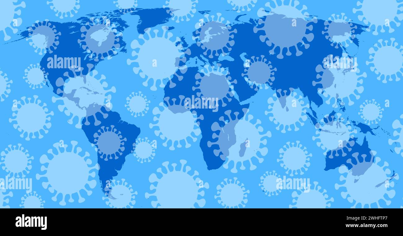 Map of corona hi-res stock photography and images - Alamy