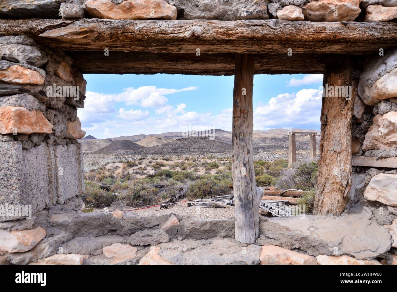 Desert Tabernas in Almeria Province Spain Stock Photo - Alamy