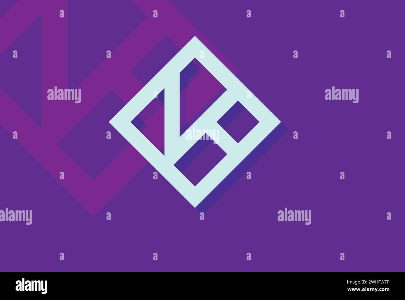 Hexagon minimalistic logo s u k n e one letter from red with gold shiny ...