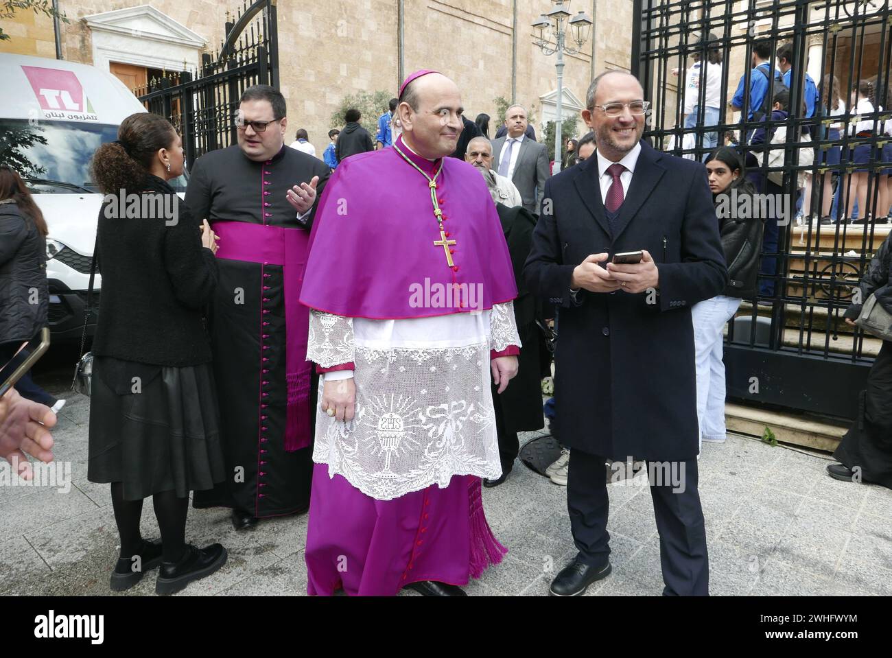 Beirut lebanon st maroun maronites catholic christian bechara b hi-res ...