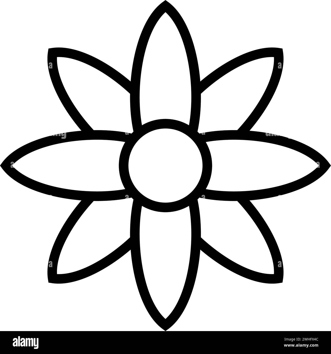 Chinese flower decorative line Black and White Stock Photos & Images ...