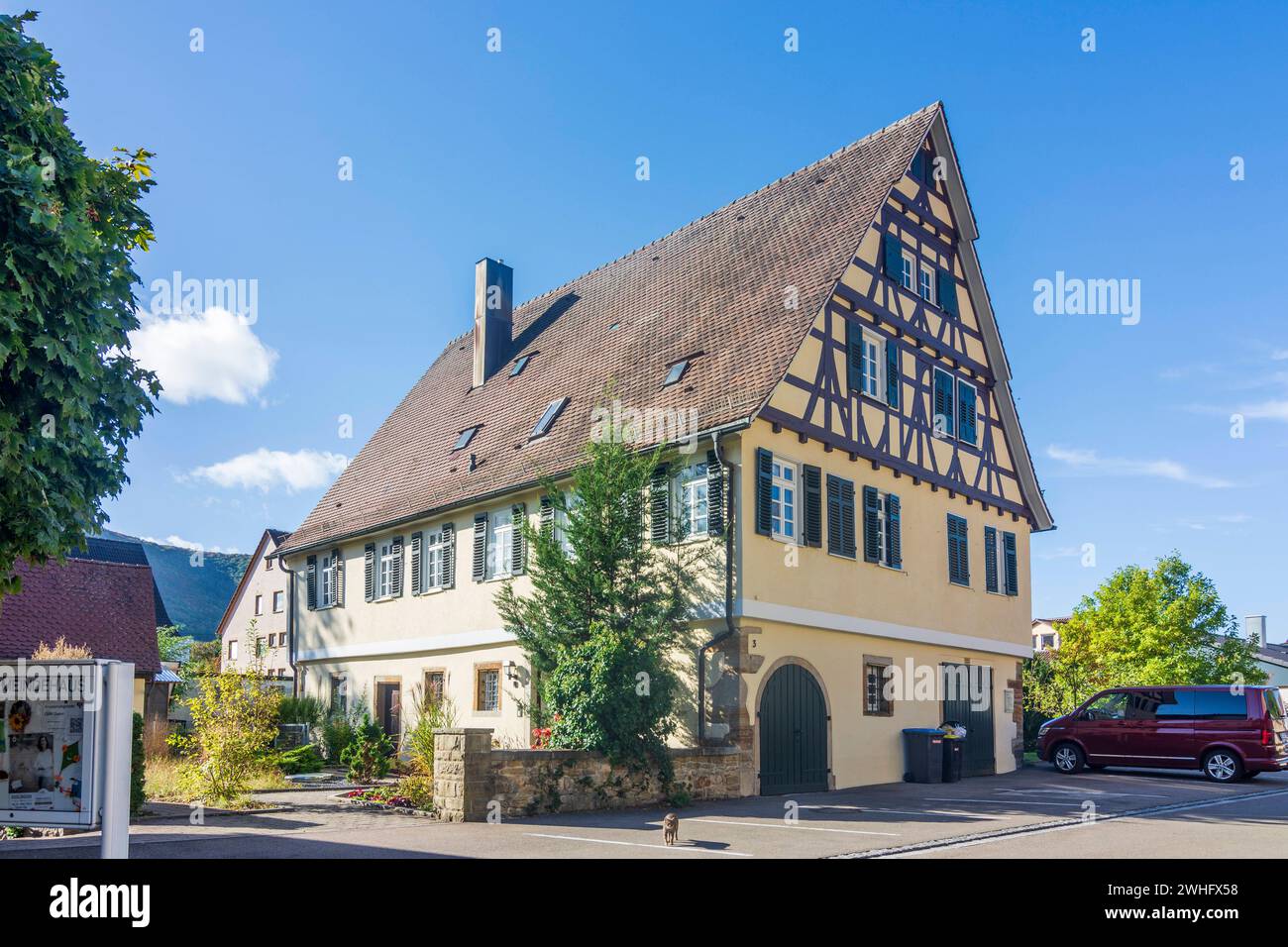 Stadtpfarrhaus City rectory Owen Schwäbische Alb, Swabian Alb Baden ...