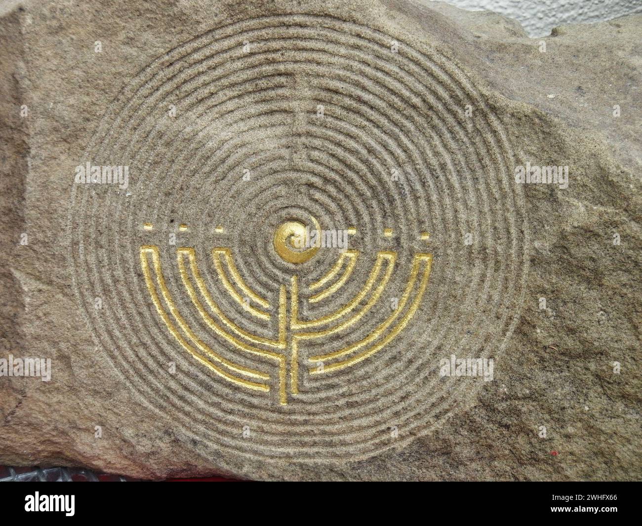 Menora stein hi-res stock photography and images - Alamy
