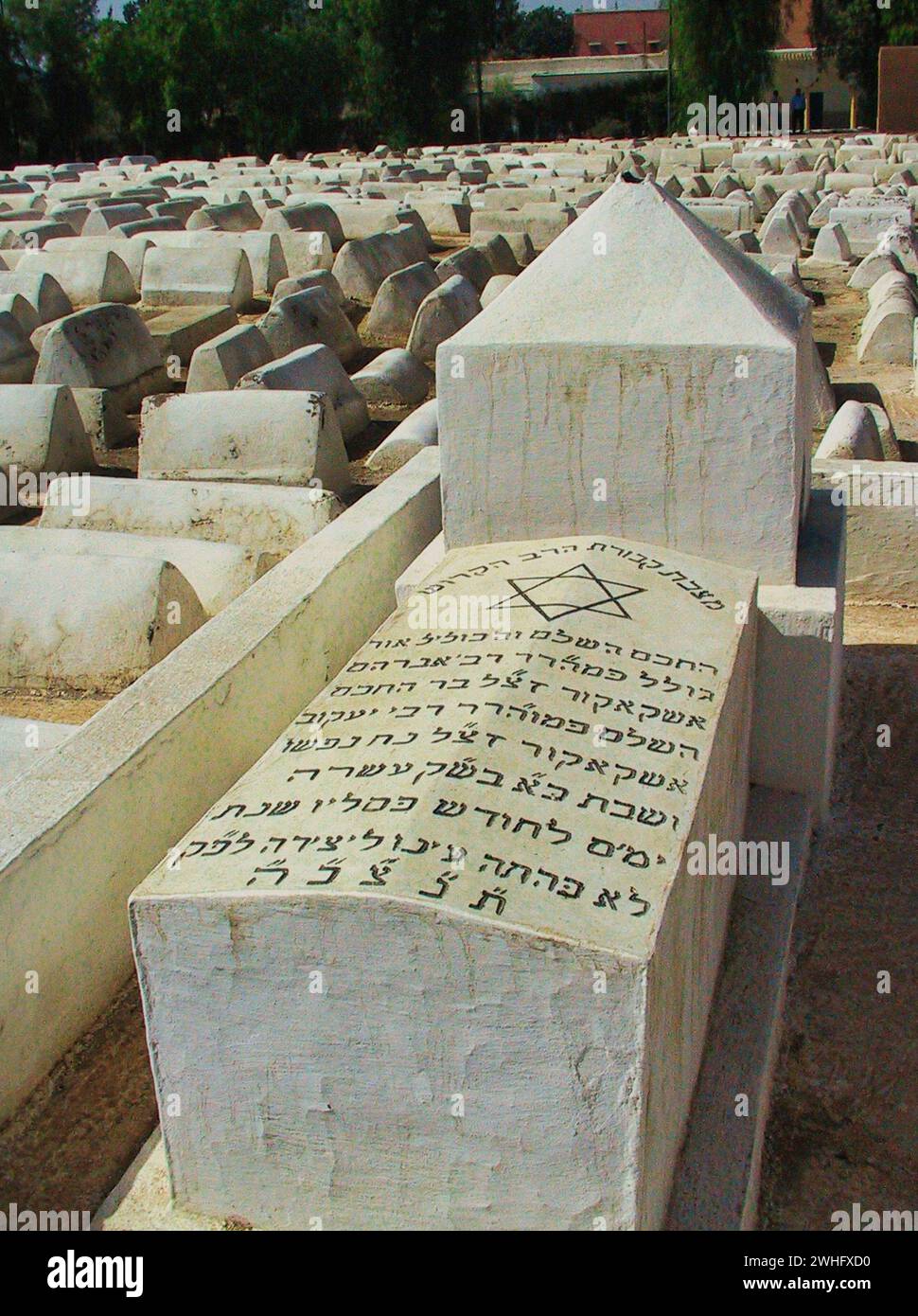 Jewish cemetery in Marrakech Stock Photo - Alamy