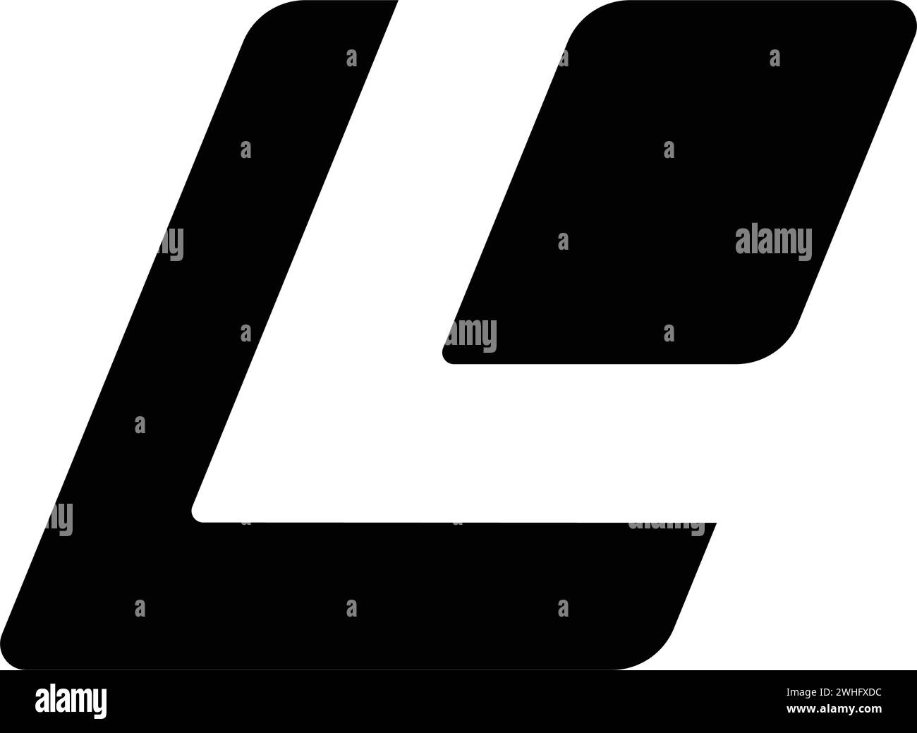 Letter l vector vectors Black and White Stock Photos & Images - Alamy