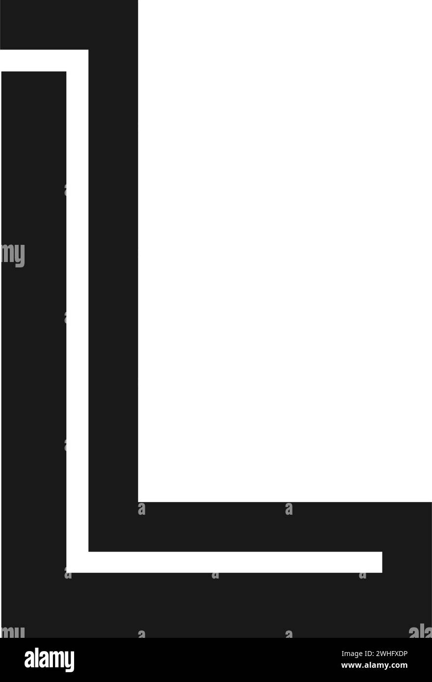 Logo letter l vector vectors hi-res stock photography and images - Alamy