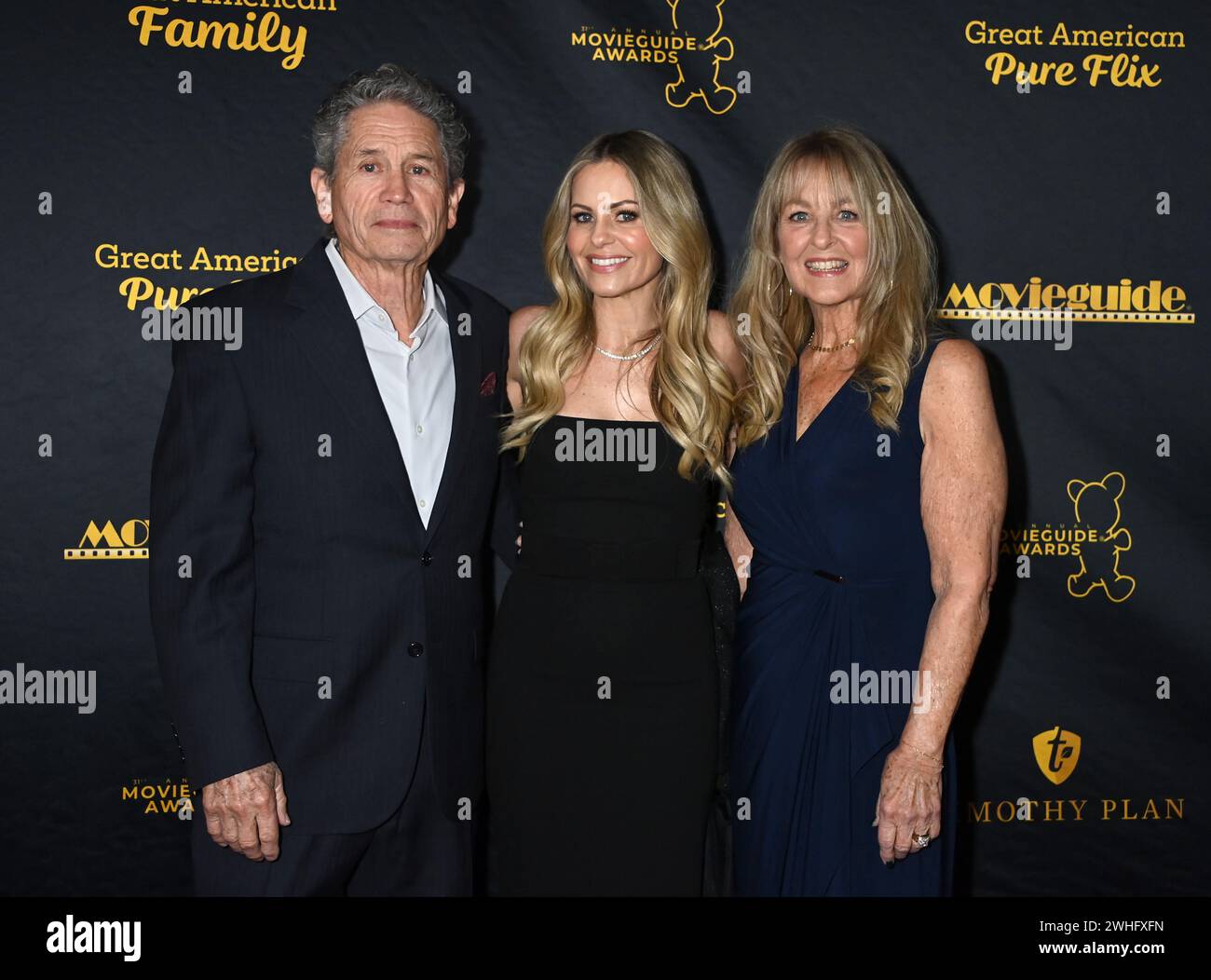 Hollywood, USA. 09th Feb, 2024. Robert Cameron, Candace Cameron Bure and Barbara Cameron ...