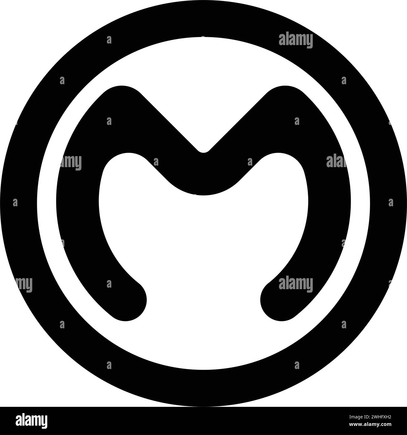 Letter logo hand vector Black and White Stock Photos & Images - Alamy