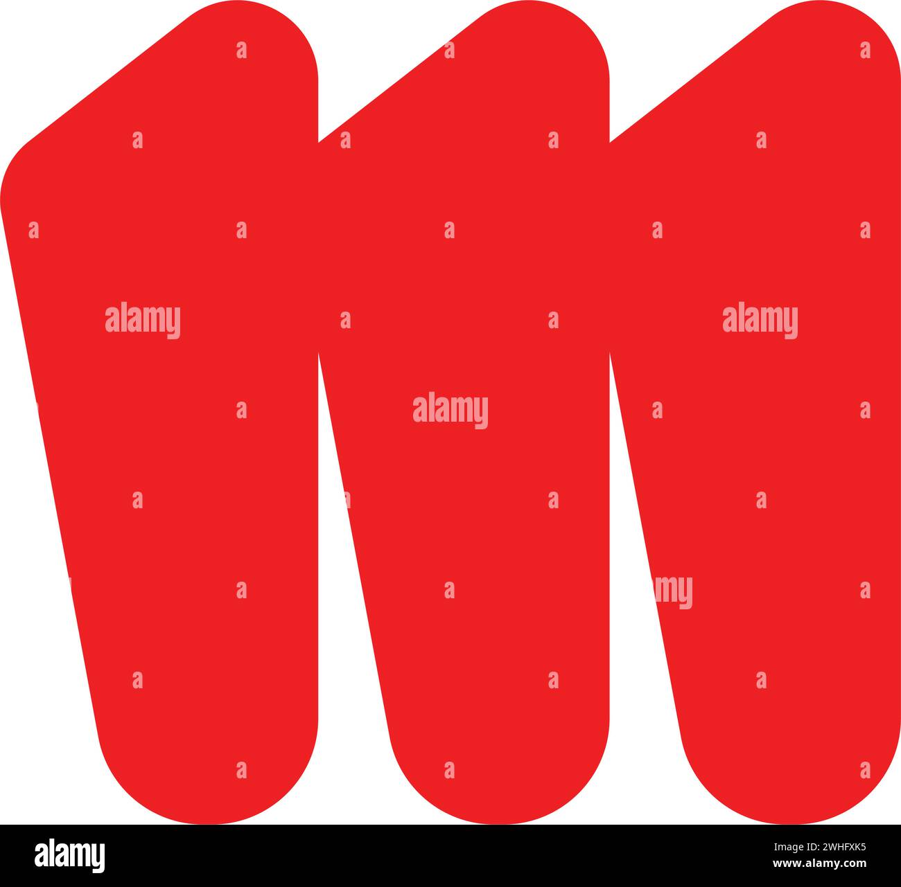 letter M logo vector illustration design Stock Vector Image & Art - Alamy