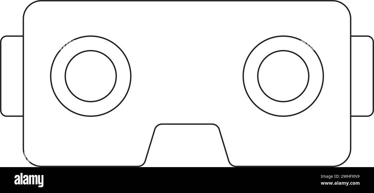 Video vr glasses icon Cut Out Stock Images & Pictures - Alamy