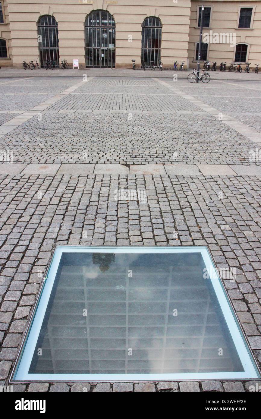 Monument to the book burning on May 10, 1933 on what is now Berlin's ...