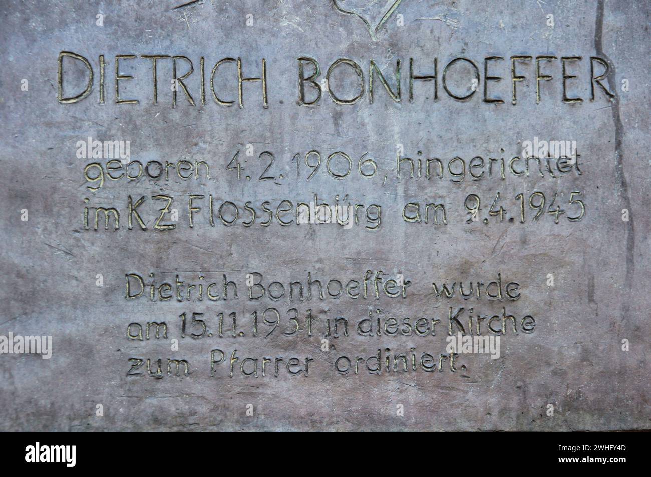 Dietrich bonhoeffer hi-res stock photography and images - Alamy