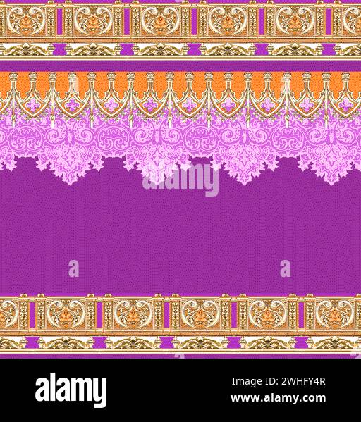 Digital border print design, Set of border pattern for and An amazing ...