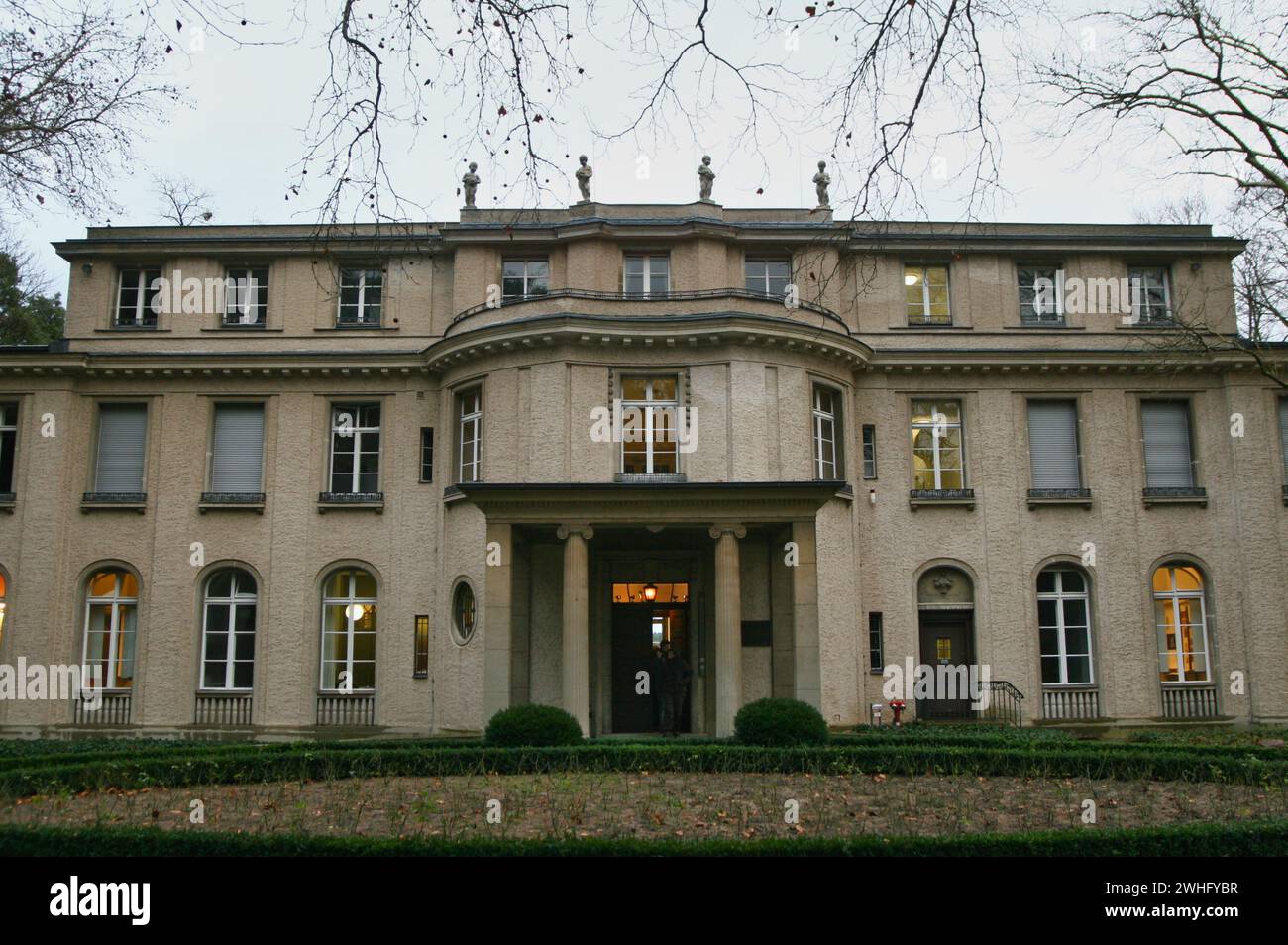 The Wannsee Conference took place in this villa on Berlin's Wannsee in ...