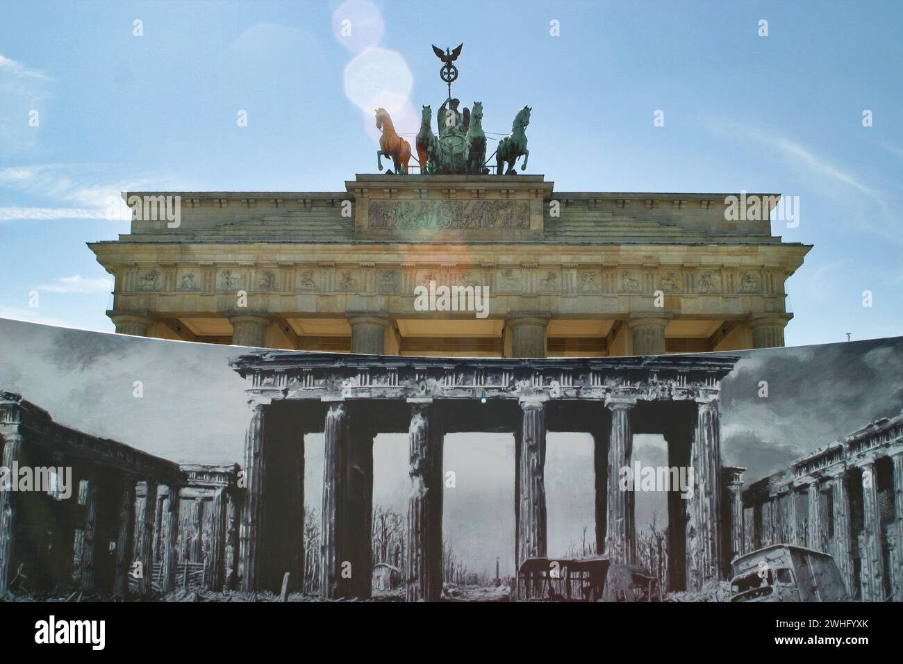 Brandenburger tor war hi-res stock photography and images - Alamy