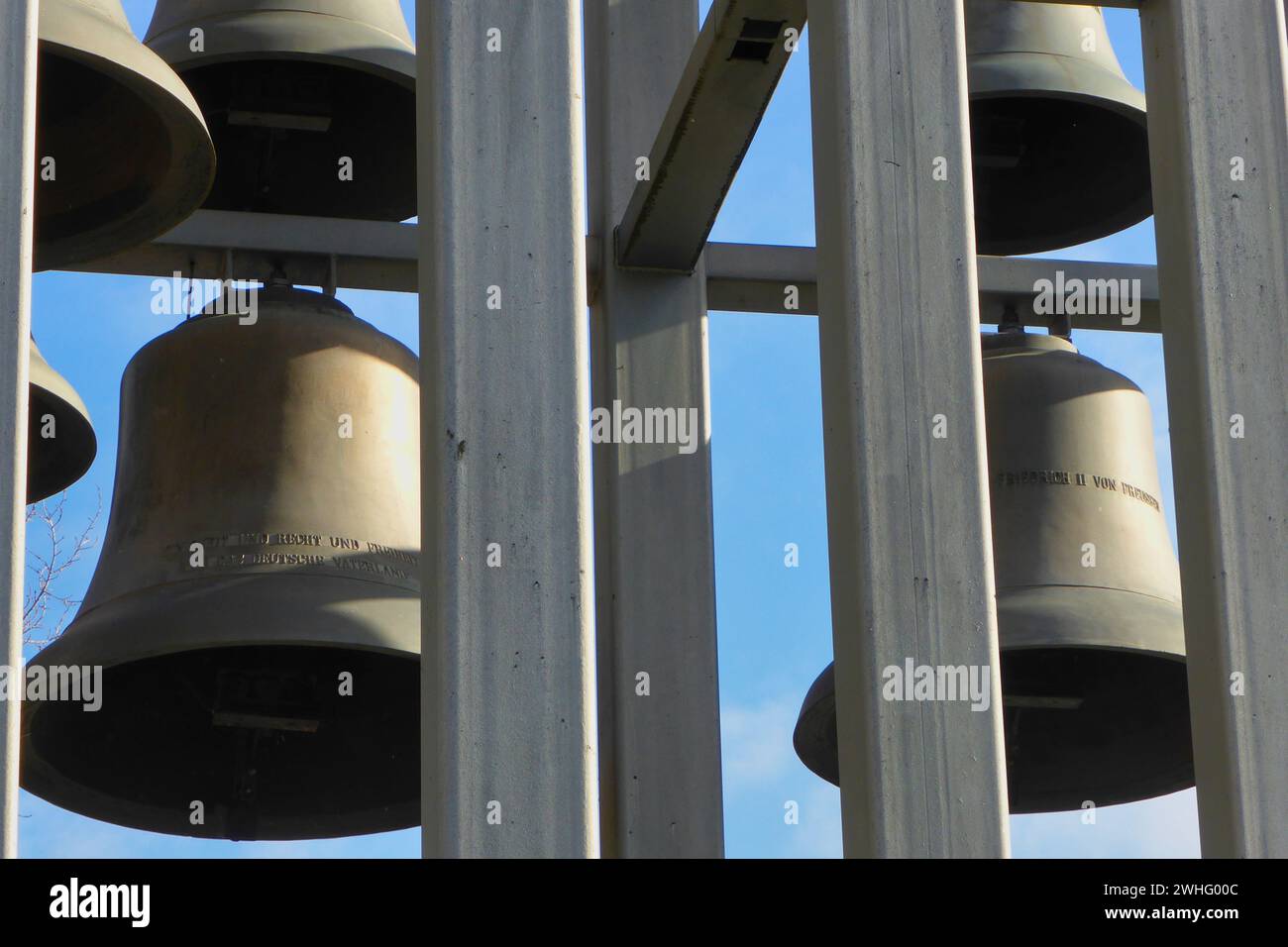 Reconstruction of the Garrison Church in Potsdam; carillon Stock Photo ...