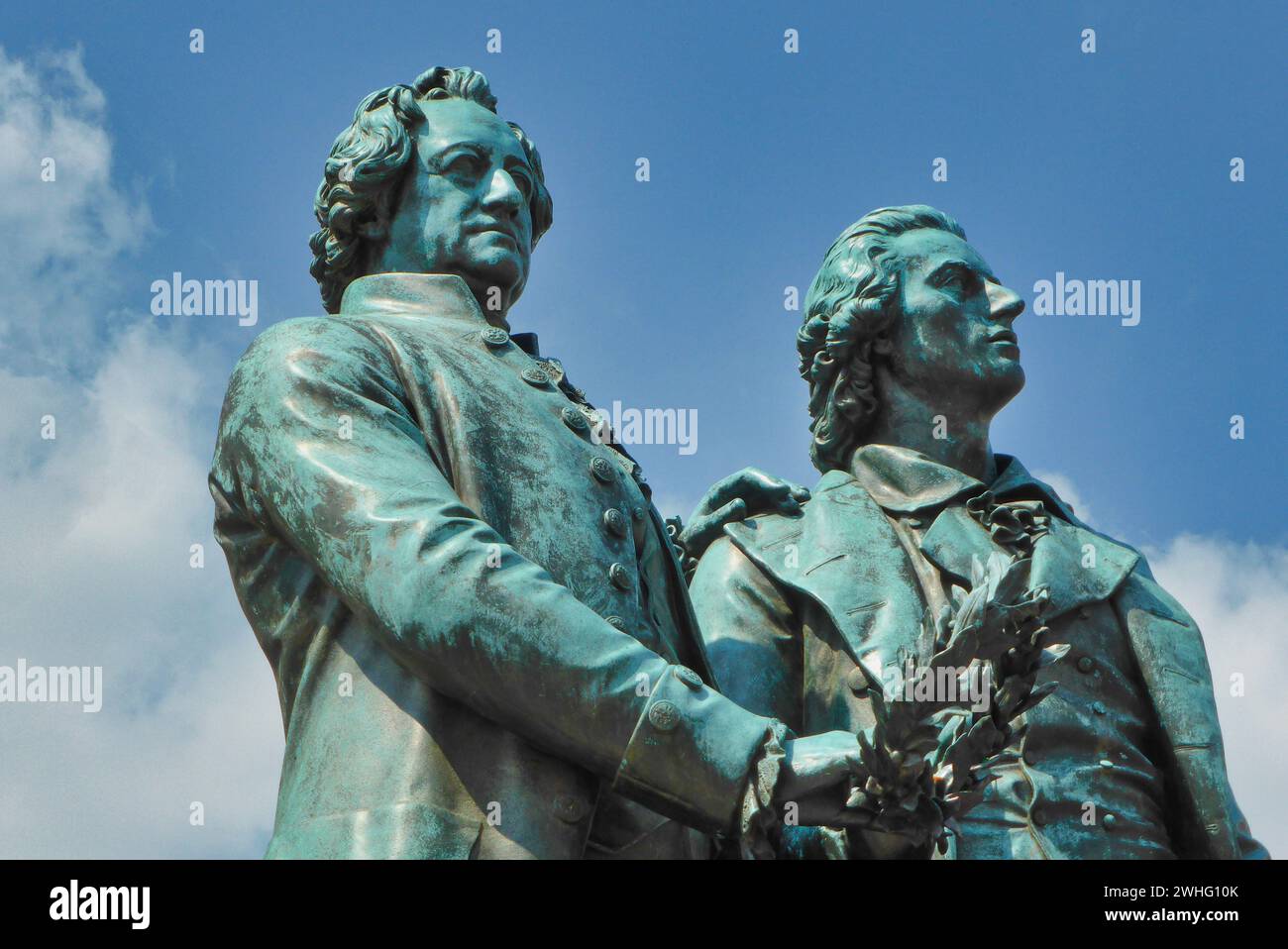 Schiller and Goethe in Weimar Stock Photo - Alamy