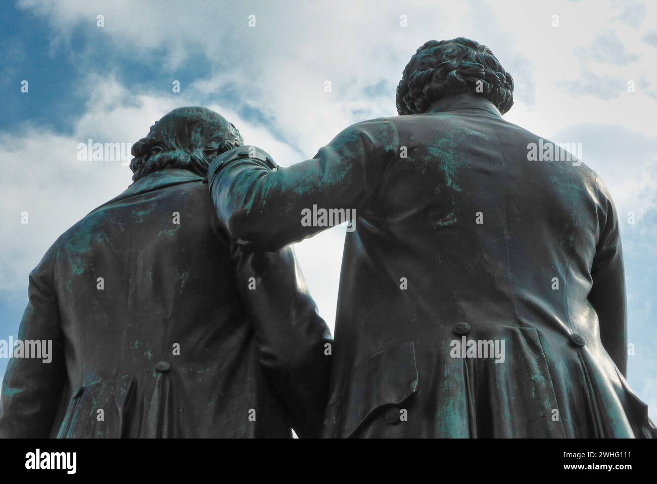 Schiller and Goethe in Weimar Stock Photo - Alamy