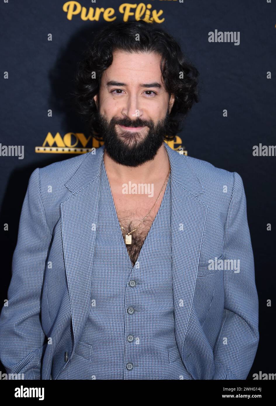 Los Angeles, California, USA 9th February 2024 Actor Yoshi Barrigas ...