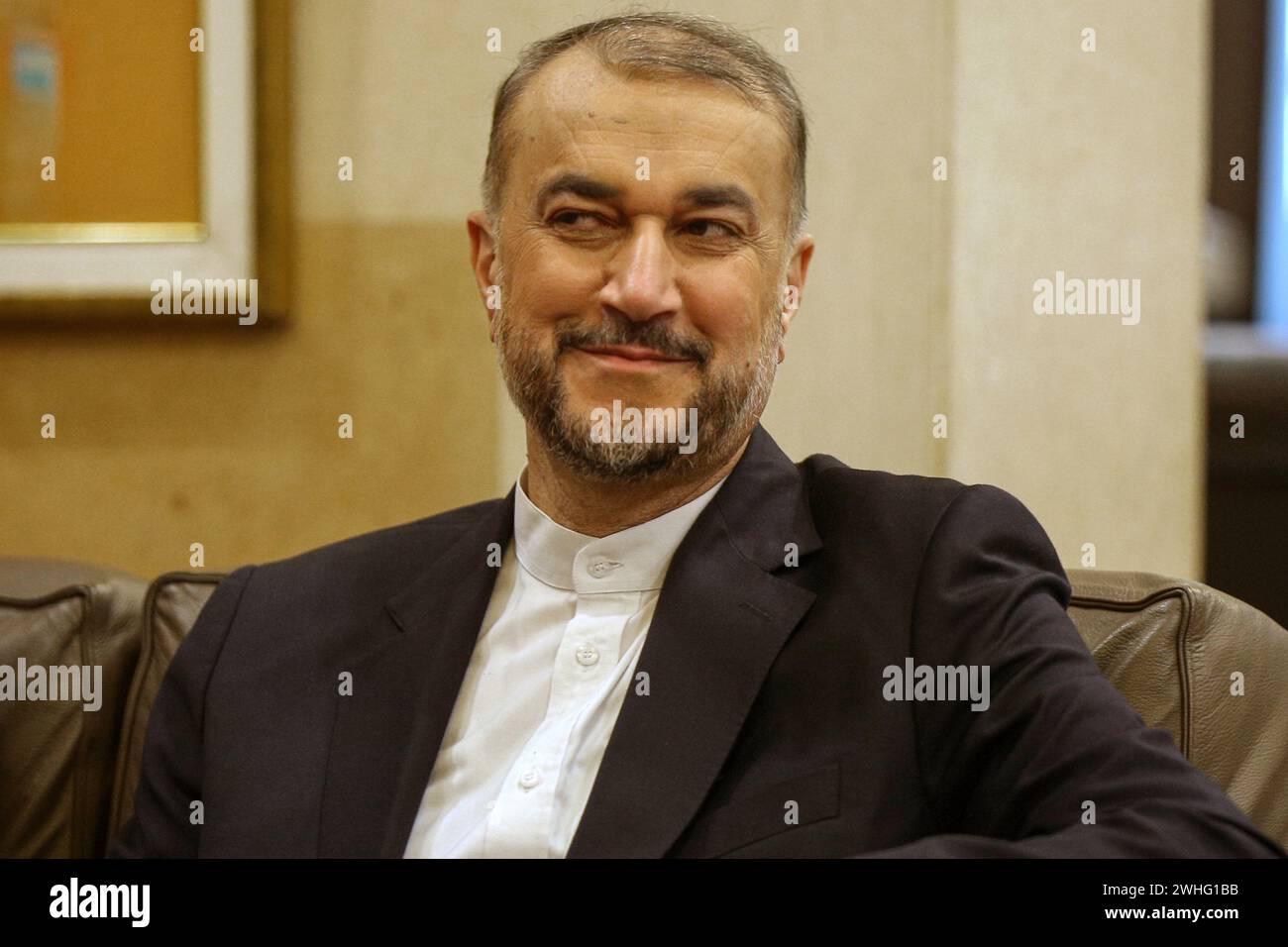 10 February 2024 Lebanon Beirut Iranian Foreign Minister Hossein