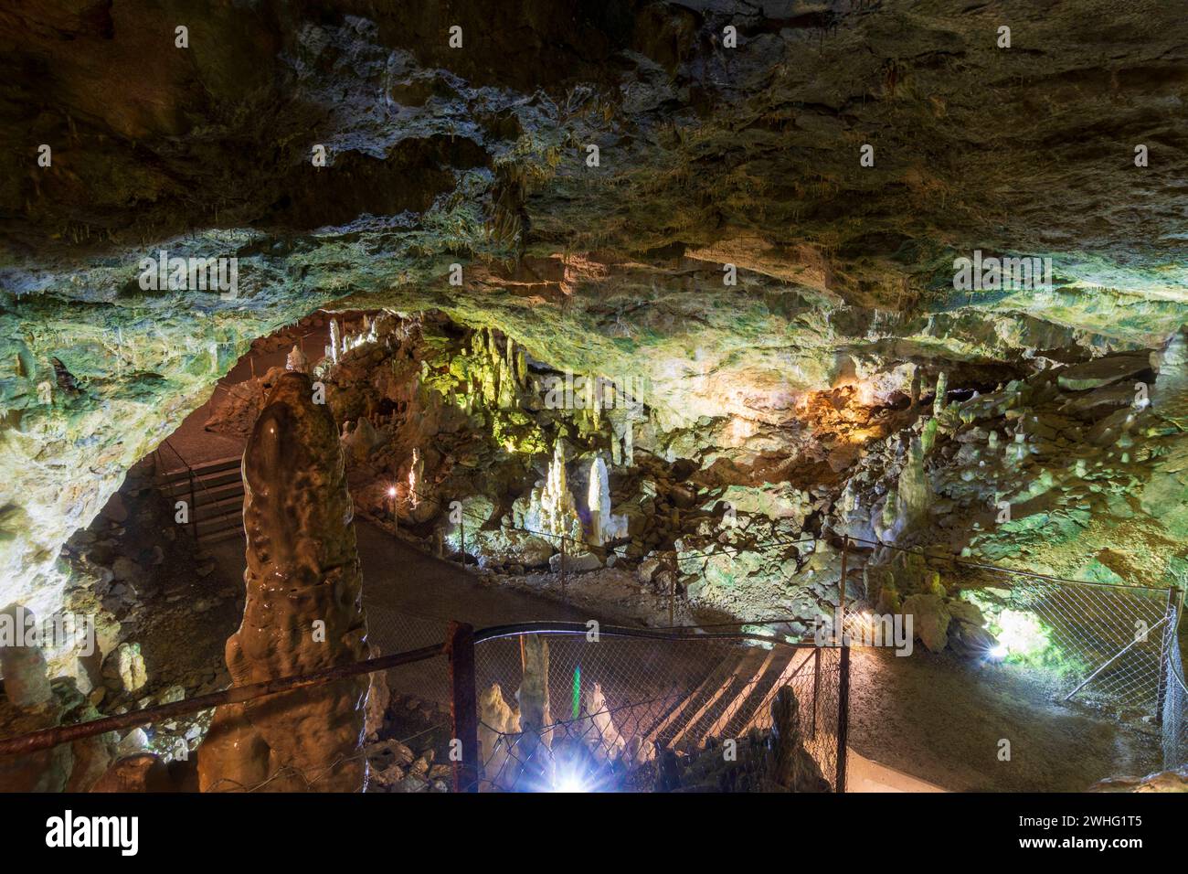 cave Nebelhöhle Lichtenstein Schwäbische Alb, Swabian Alb Baden ...