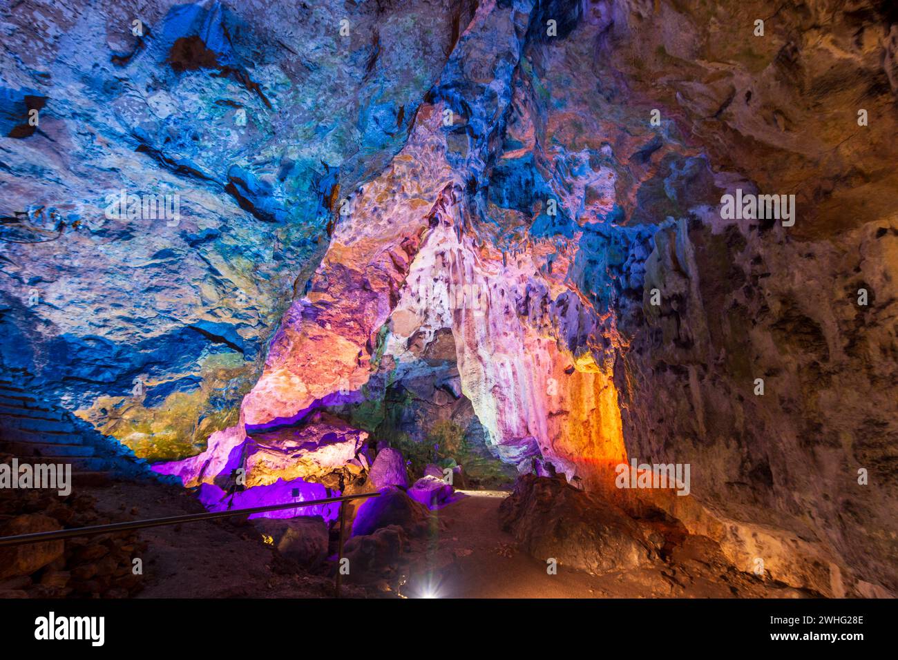 cave Nebelhöhle Lichtenstein Schwäbische Alb, Swabian Alb Baden ...