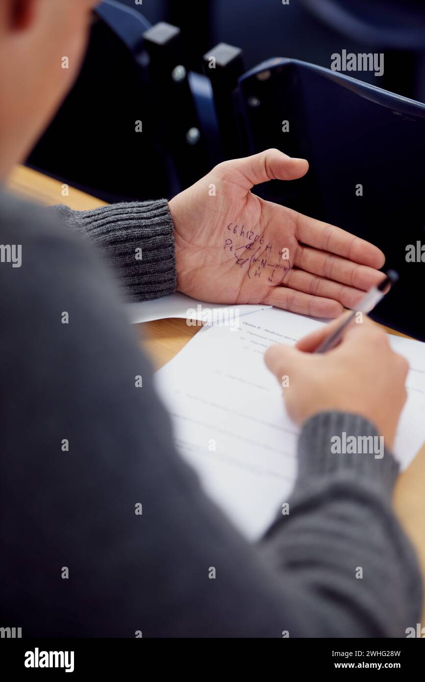 Math exam cheat hi-res stock photography and images - Alamy