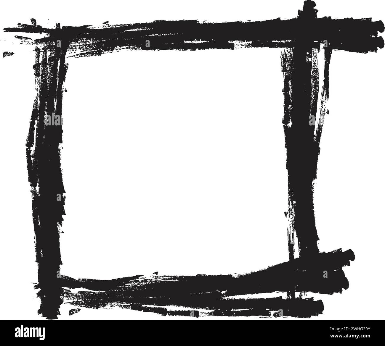 hand stroke erase line with black color Stock Vector Image & Art - Alamy