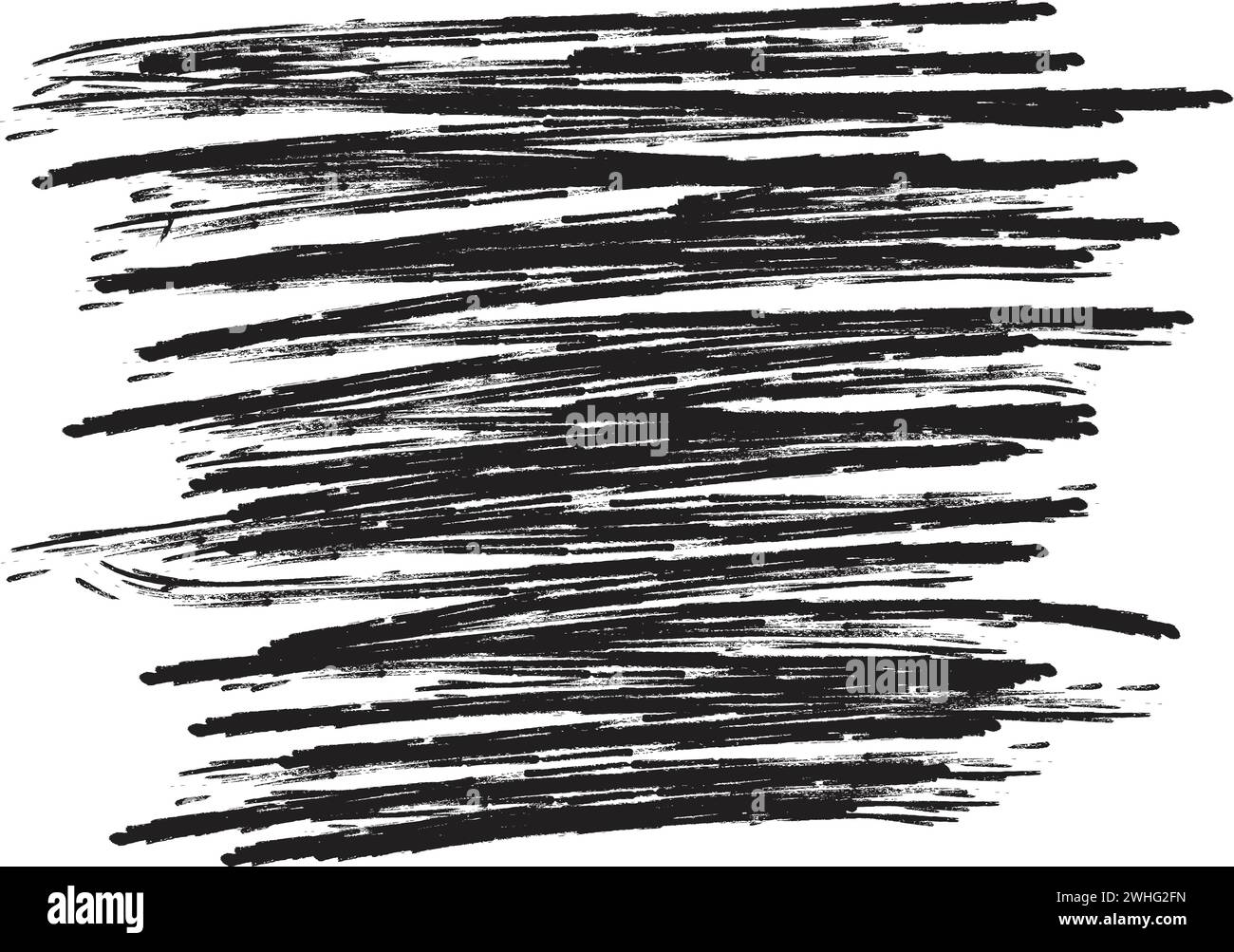 hand stroke erase line with black color Stock Vector Image & Art - Alamy