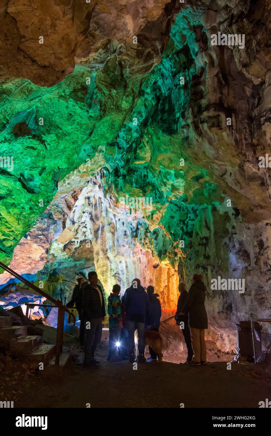 cave Nebelhöhle Lichtenstein Schwäbische Alb, Swabian Alb Baden ...