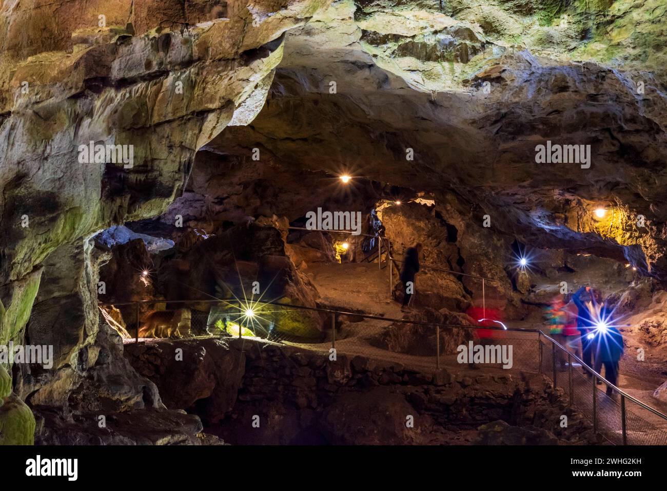 cave Nebelhöhle Lichtenstein Schwäbische Alb, Swabian Alb Baden ...
