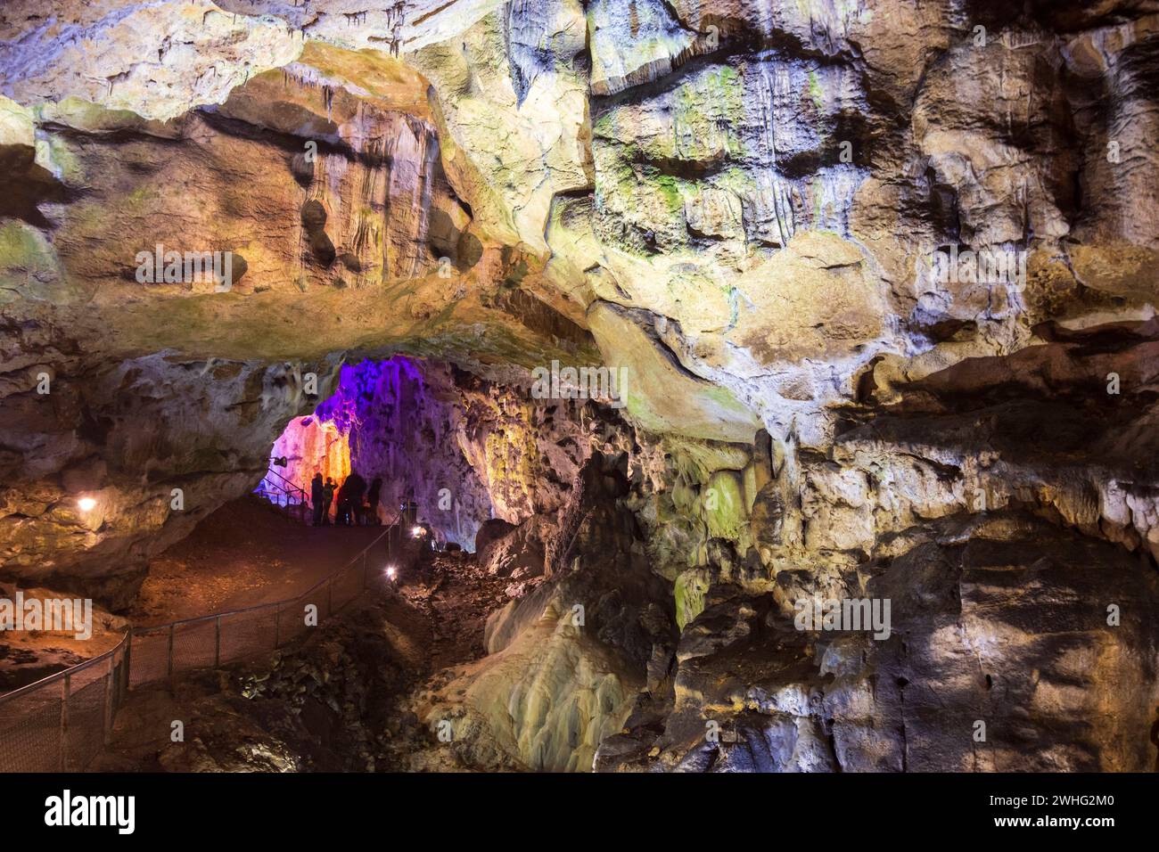 cave Nebelhöhle Lichtenstein Schwäbische Alb, Swabian Alb Baden ...