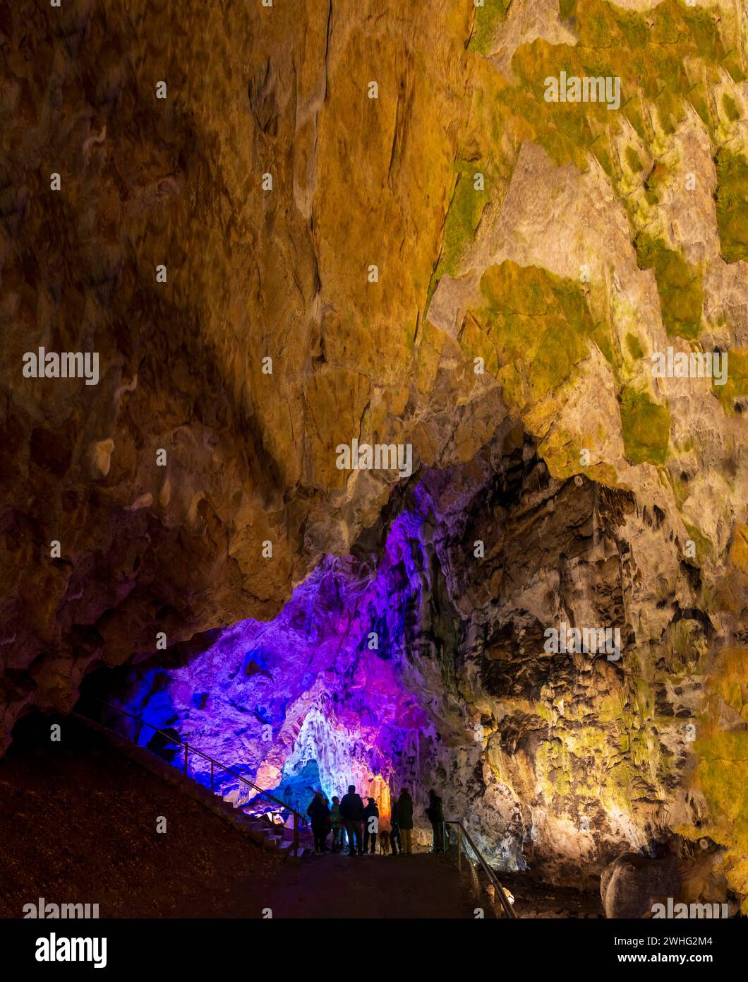 cave Nebelhöhle Lichtenstein Schwäbische Alb, Swabian Alb Baden ...