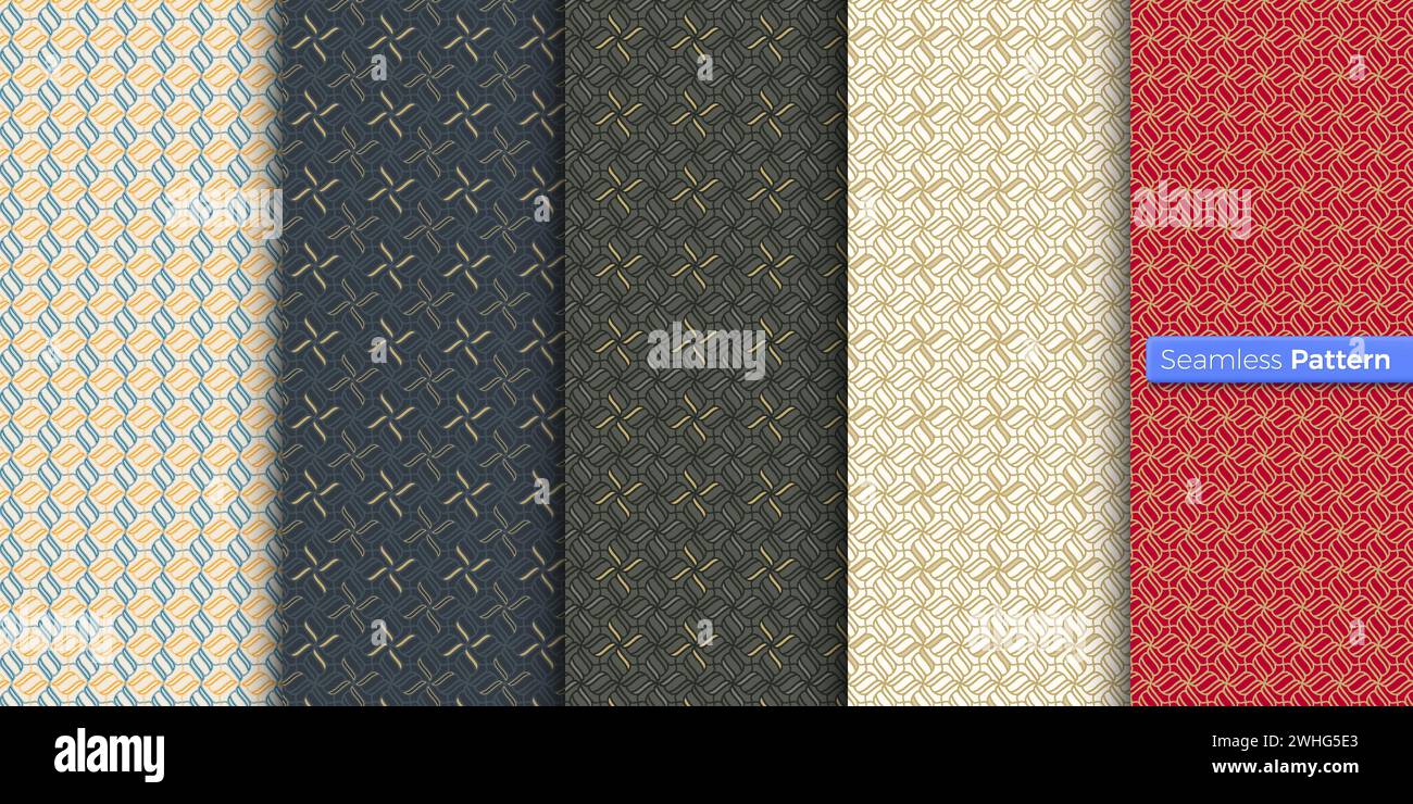 Abstract Curve Geometric Pattern Colors Background Contemporary Art Symmetric Minimal Style