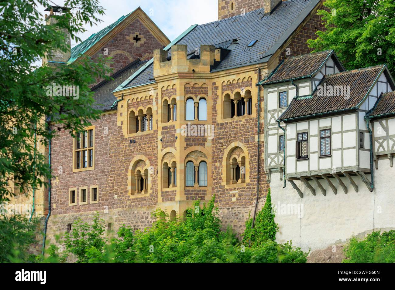 Wartburg - UNESCO World Heritage Site near Eisenach, Thuringia, Germany ...