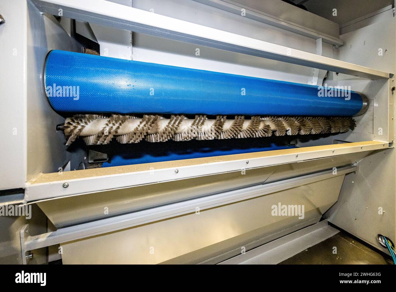 Rumburk, Czech Republic. 31st Jan, 2024. Mobile industrial dryer ...