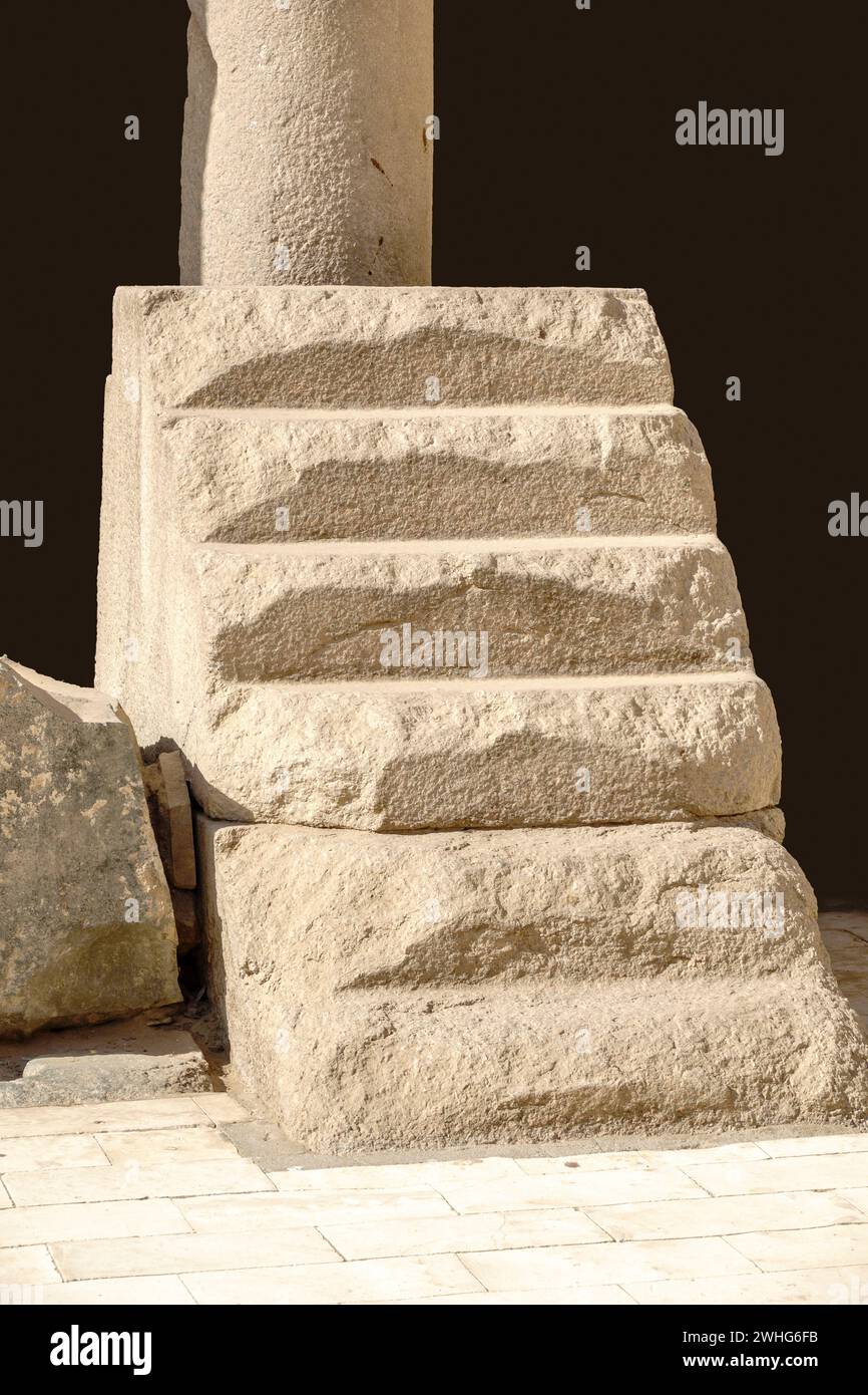 The White Monastery near the Upper Egyptian city of Sohag, Middle Egypt ...