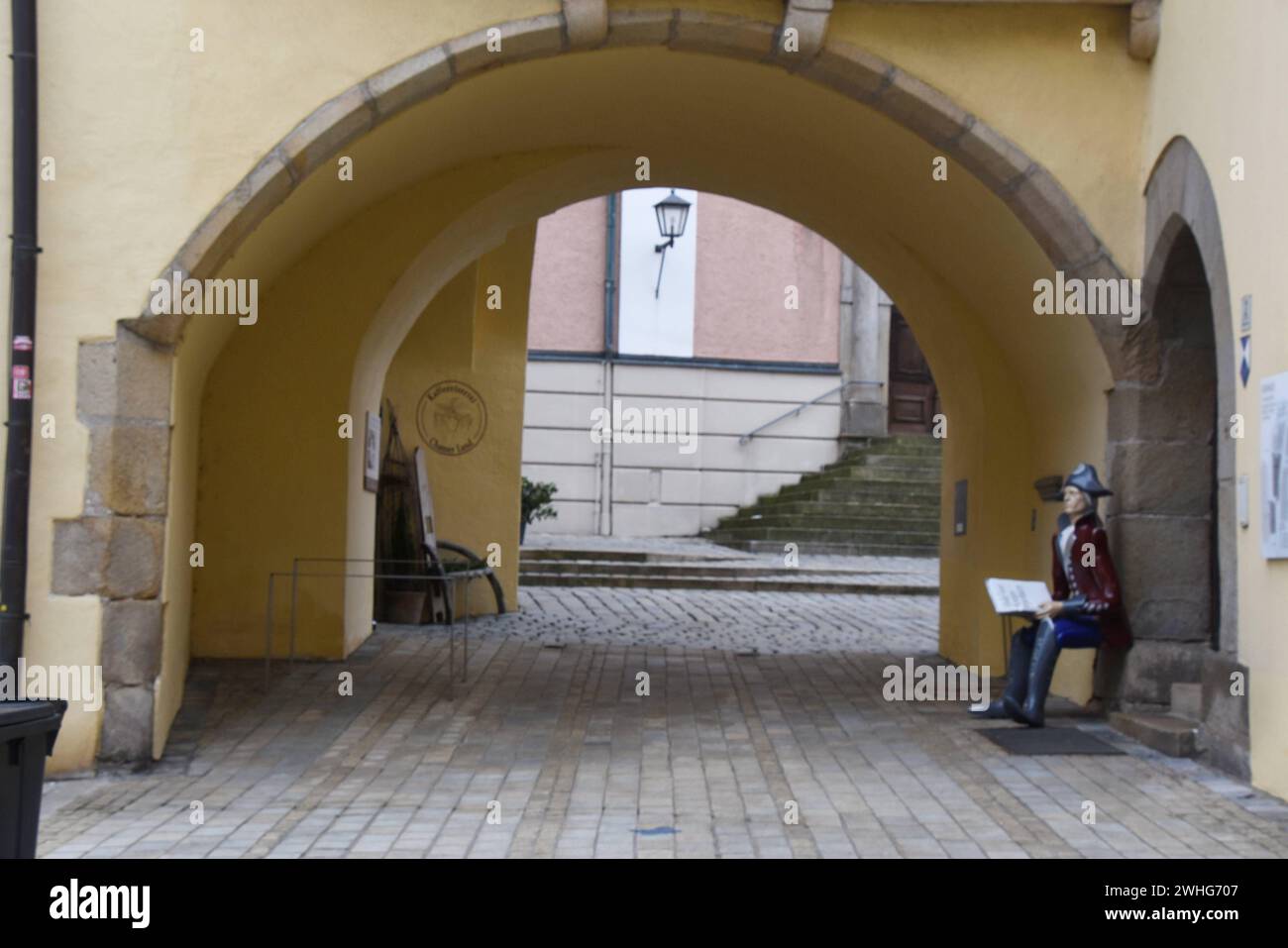 Ton Hall vor Rathaus Cham/0pf 06.02.2024 Cham/Opf *** Ton Hall in front ...
