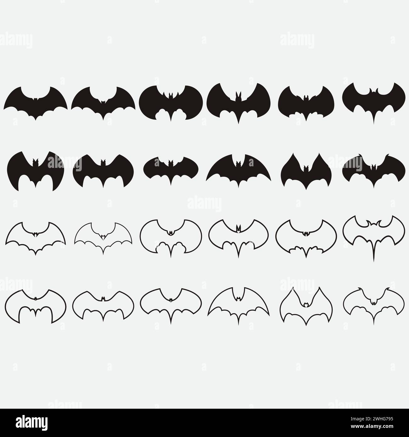 Bat logos hi-res stock photography and images - Alamy