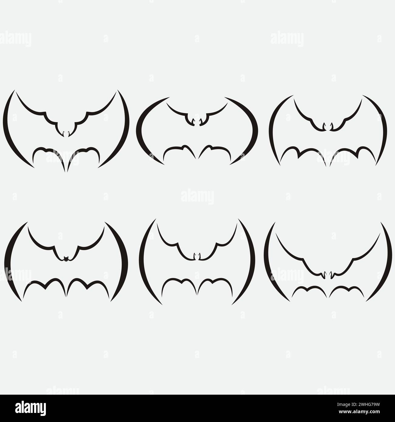 Bat logos hi-res stock photography and images - Alamy