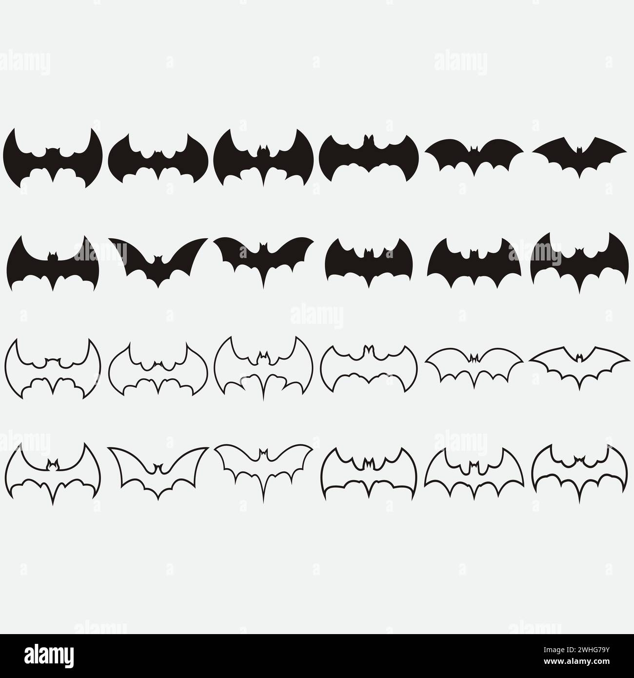 Bat logos hi-res stock photography and images - Alamy