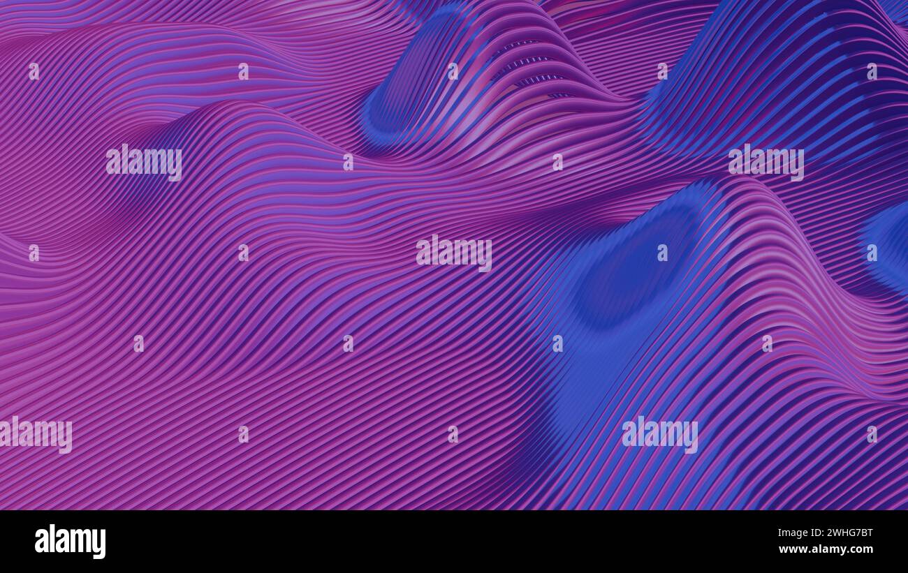 3d waveforms hi-res stock photography and images - Alamy