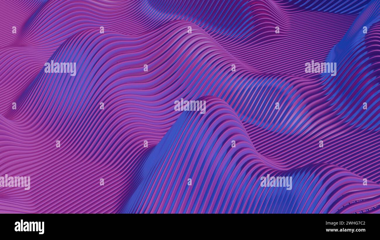 3d waveforms hi-res stock photography and images - Alamy