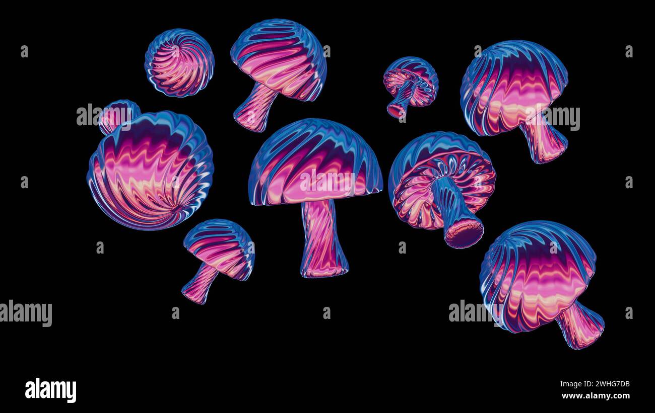 3D holographic image , colorful plates, creating a dynamic and vibrant ...