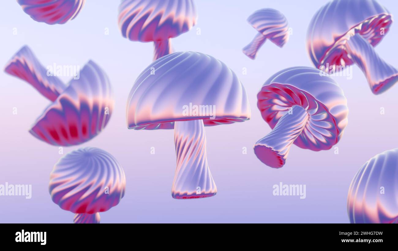 3D holographic image , colorful plates, creating a dynamic and vibrant ...