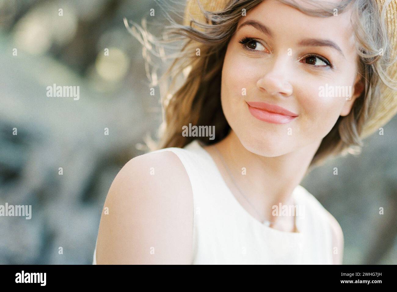 Blowing hair hi-res stock photography and images - Alamy
